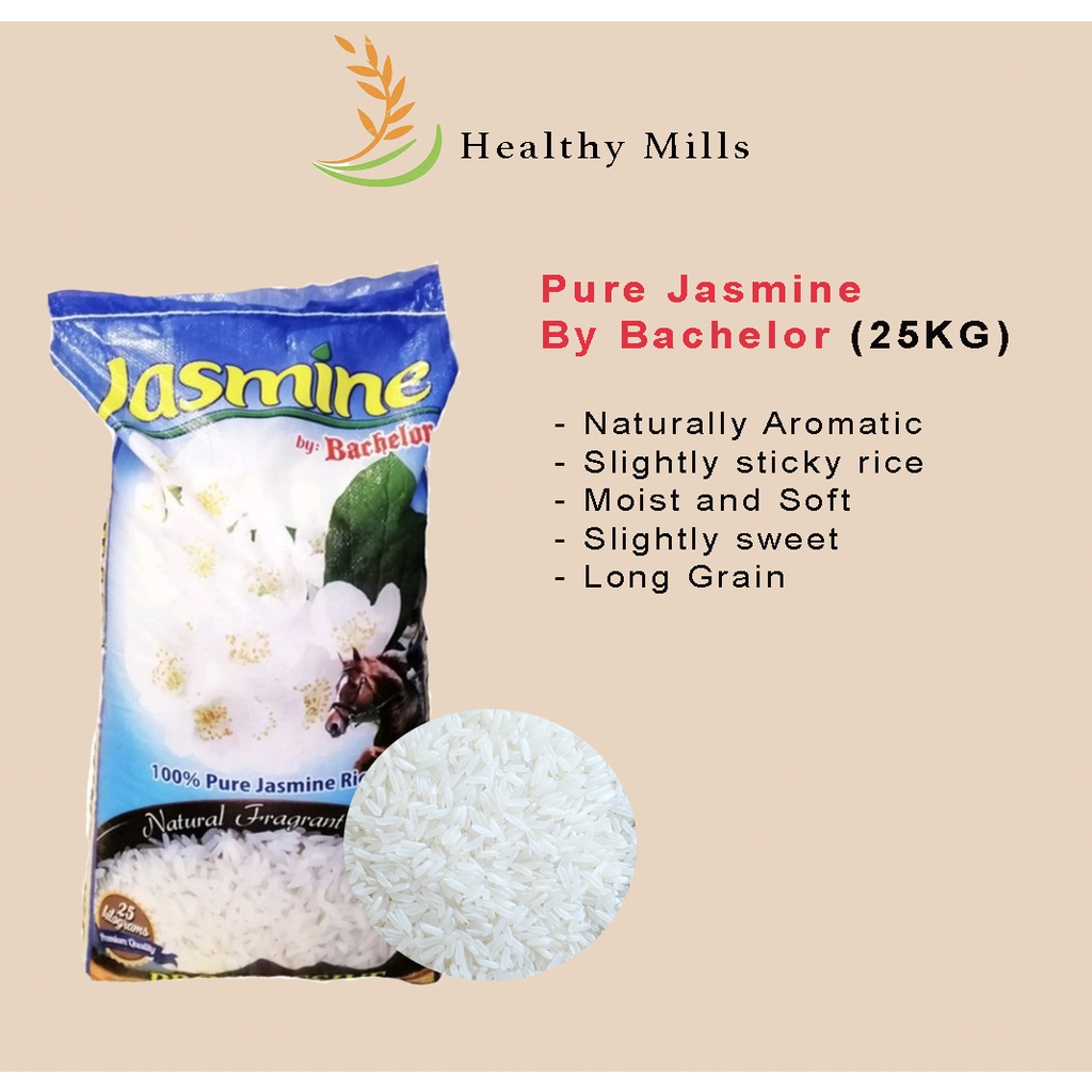25KG Pure Jasmine Premium Rice | Shopee Philippines