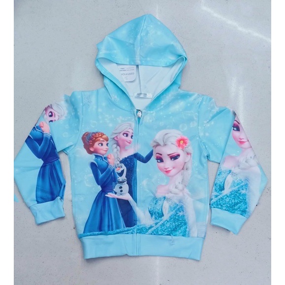Frozen (Elsa&Ana) jacket for kids girl | Shopee Philippines