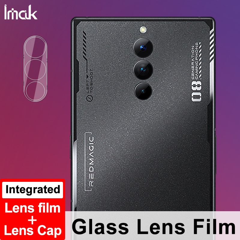 [ Lens Film + Cap ] iMak ZTE Nubia Red Magic 8 Pro Plus 5G Camera Lens Film Red Magic8 Pro 5G HD ...