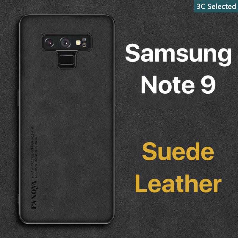 Suede Leather Case Samsung Note 9 Touch Comfortable Anti-fingerprint ...