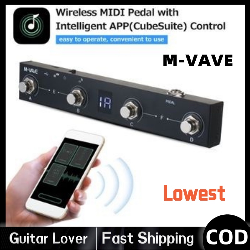 [COD&HOT] M-VAVE Chocolate BT Wireless MIDI Controller Rechargeable 4 ...