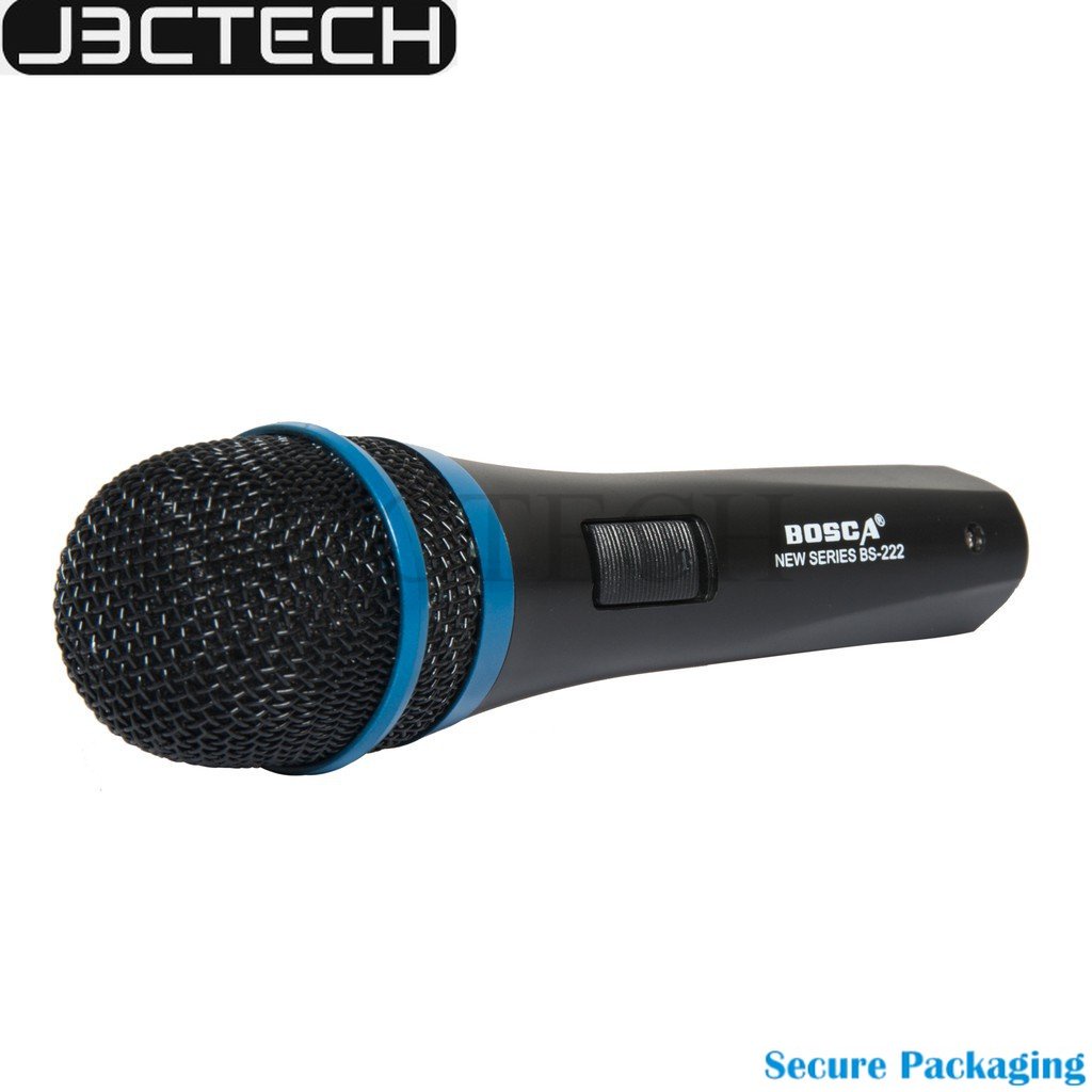 Bosca BS-222 Professional Dynamic Microphone (Black) | Shopee Philippines