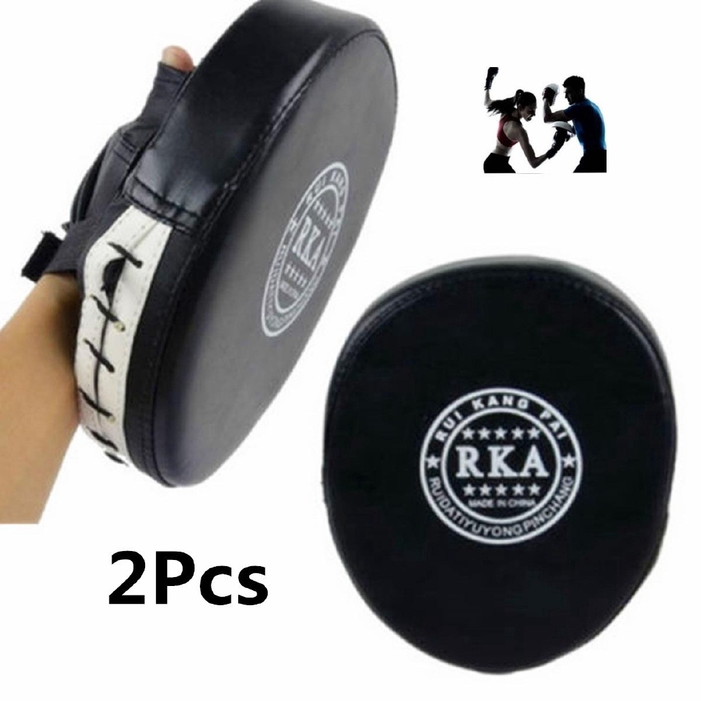 Boxing Mitts Training Target Focus Punch Pads MMA Karate Muay Thai Kick ...