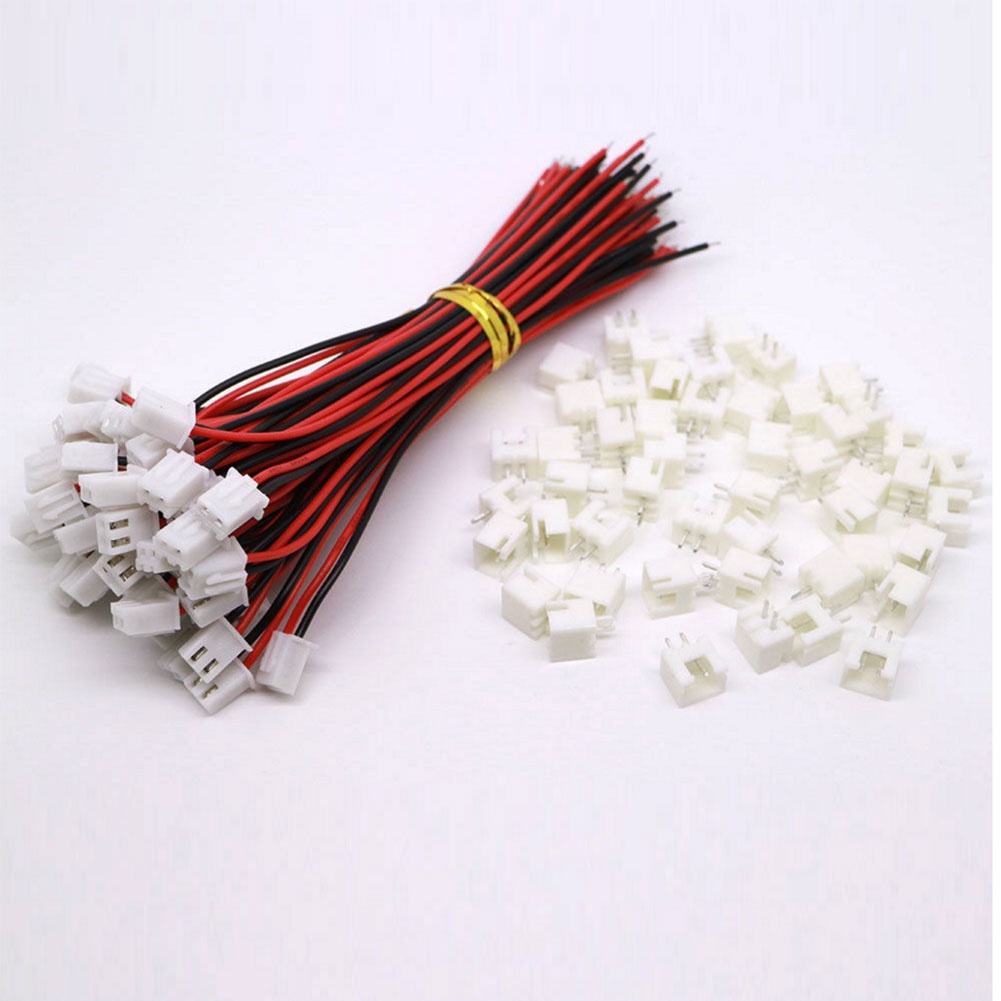 JST XH 2.5-2 Pin Battery Connector Plug Female & Male With 120MM Wire ...