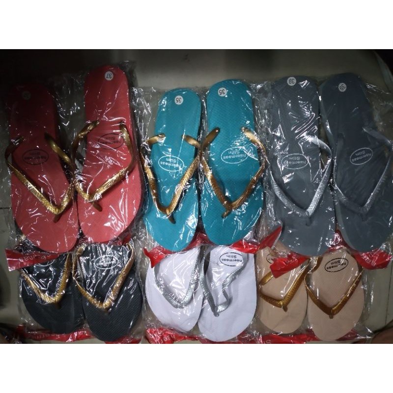 Vista Pria / Shuta Slim Slippers (Goma) for Ladies | Shopee Philippines