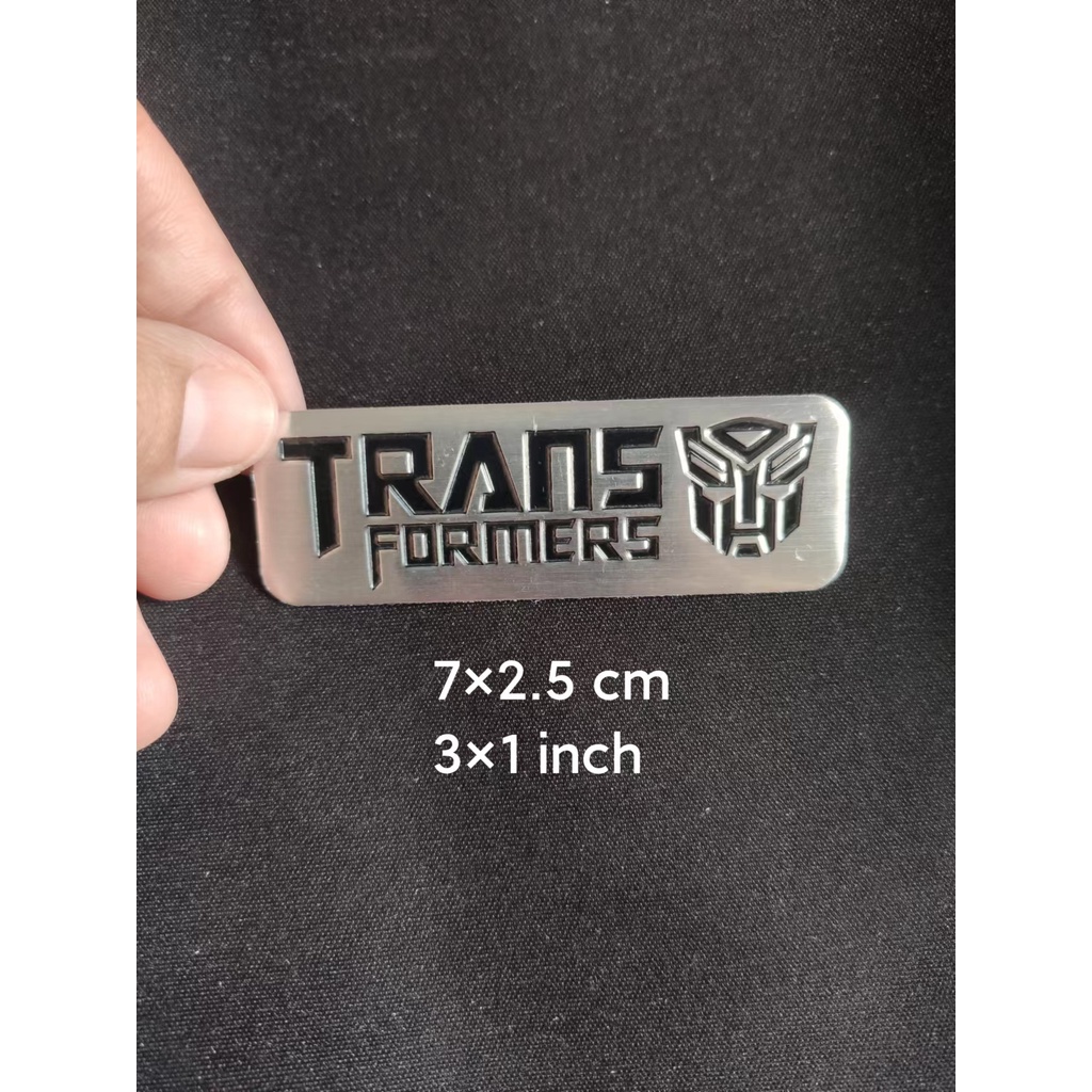 GAZ.PH_ Motorcycle car universal sticker alloy 3d stickers transformers ...