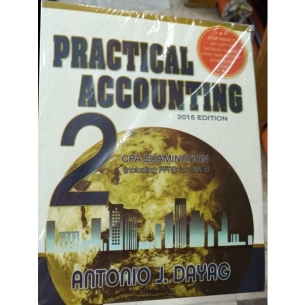 PRACTICAL ACCOUNTING 2 BY. DAYAG 2015 EDITION | Shopee Philippines