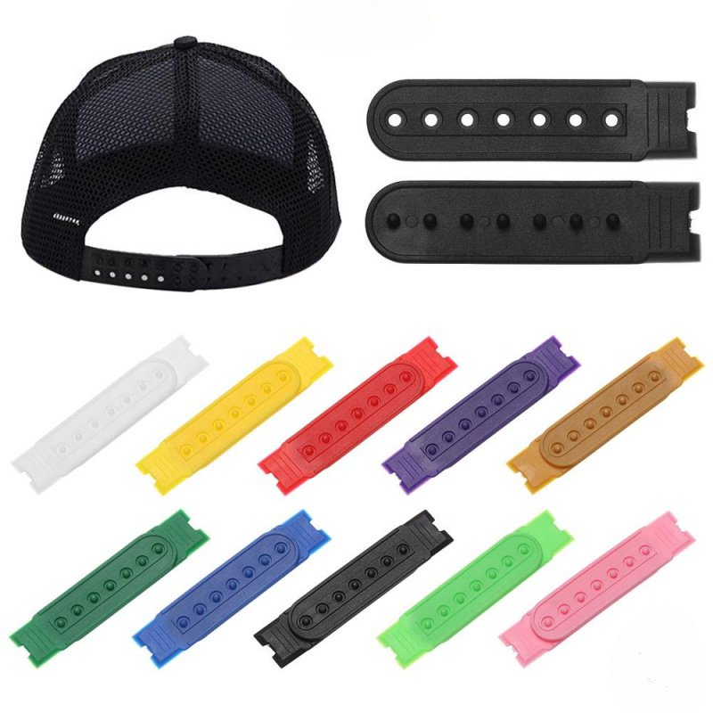 5 Sets POM Material Snapback Strap Replacement 7 Holes Straps Buckle ...