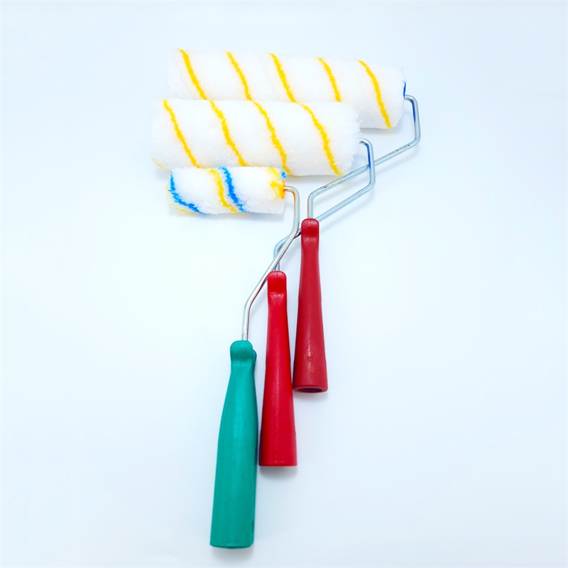 Paint roller 4" 7" 9"inches brush and refill fabric cotton brush tool ...