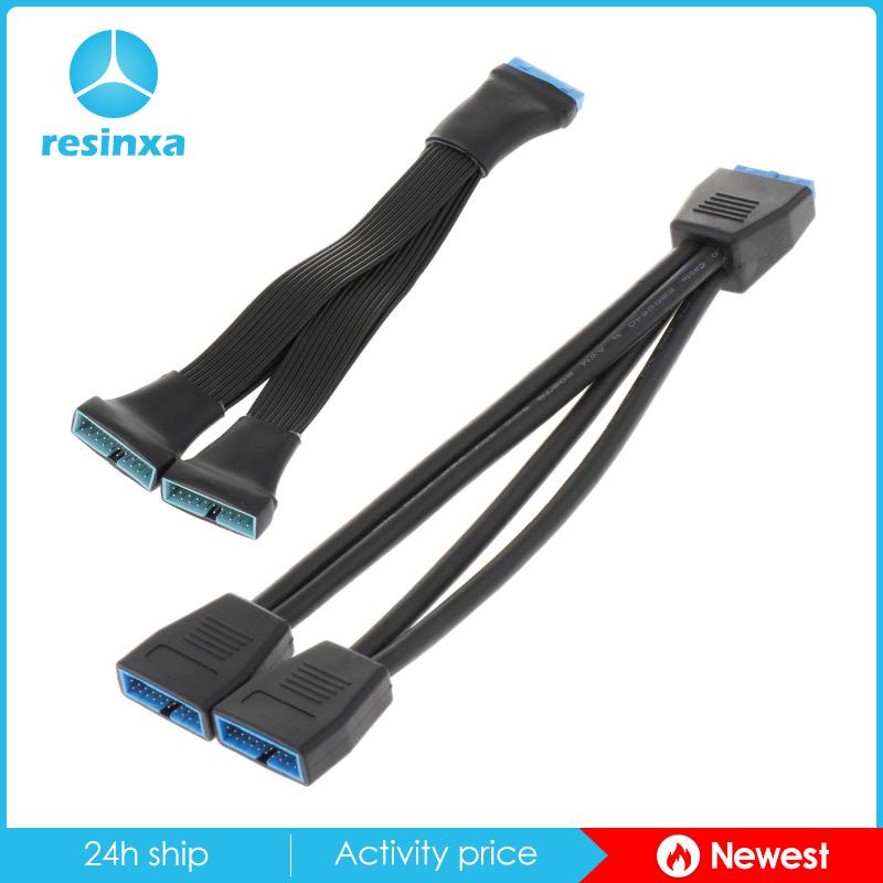 [Resinxa] 19 Pin USB Header USB3.0 Motherboard USB Splitter Internal ...