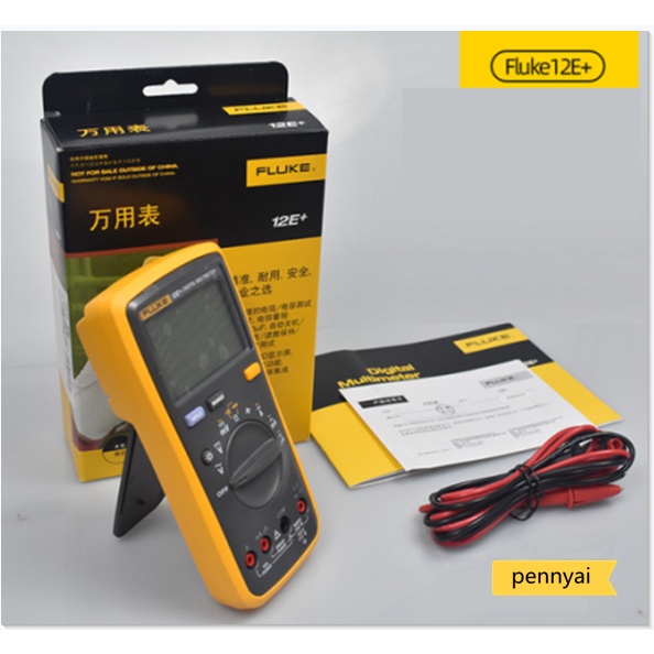 FLUKE Digital Multimeter High Precision Electrician Repair Meter F12E ...