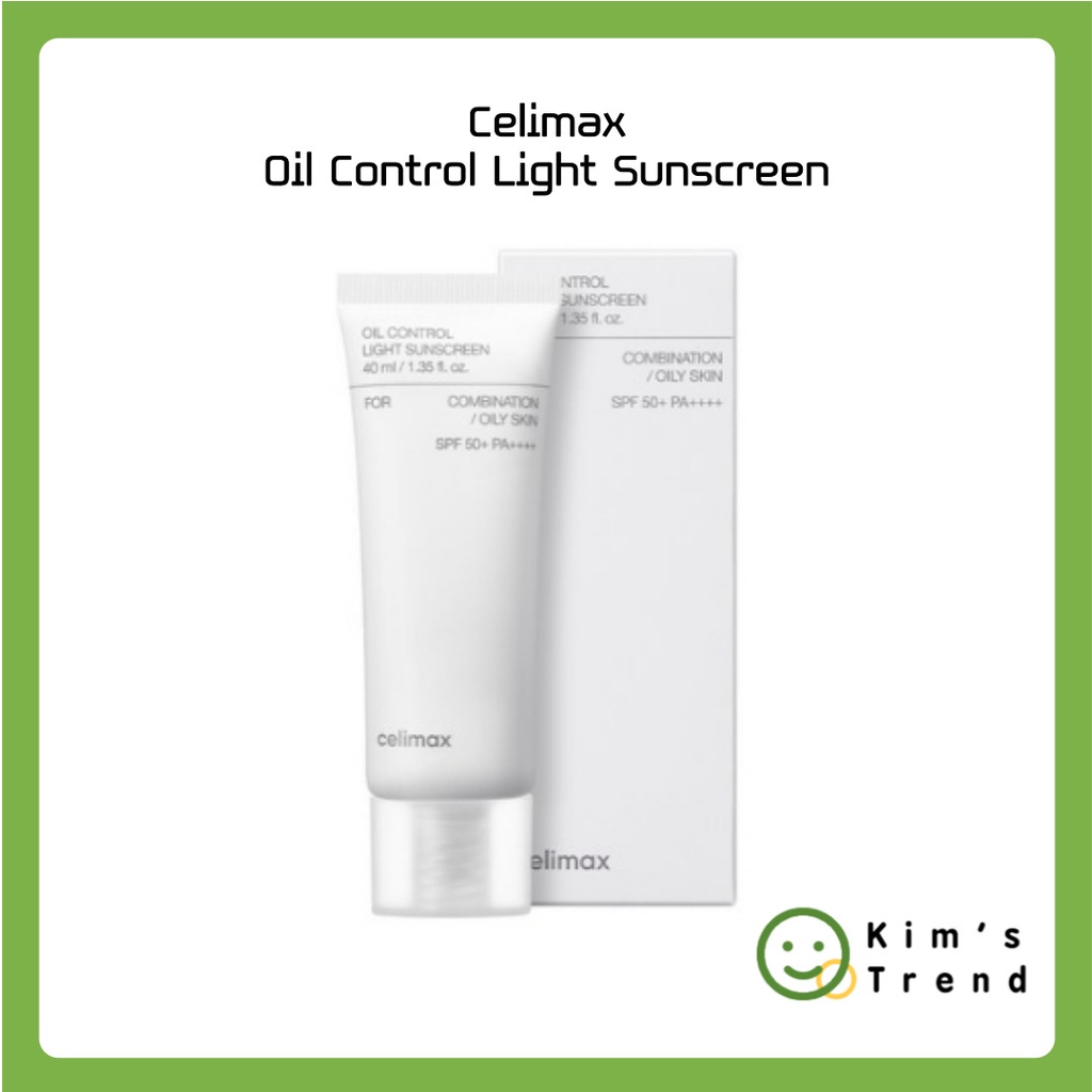[Celimax] Oil Control Light Sunscreen (40ml) SPF50+ PA++++ Korean ...