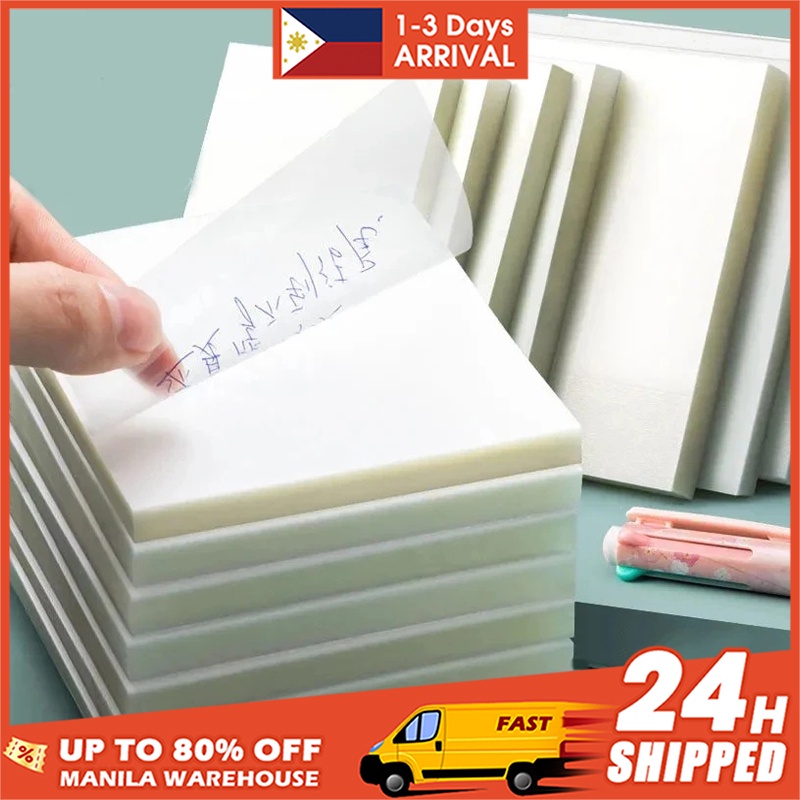 Transparent Sticky Notes Waterproof and High-value Note Paper for ...