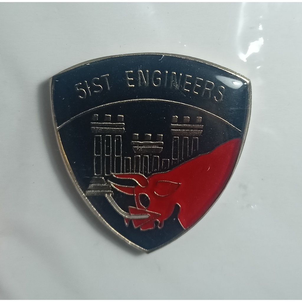 DIFFERENT PINS (51ST ENGINEERS, 53RD ENGINEERS, AGS, ORDNANCE, TABAK ...