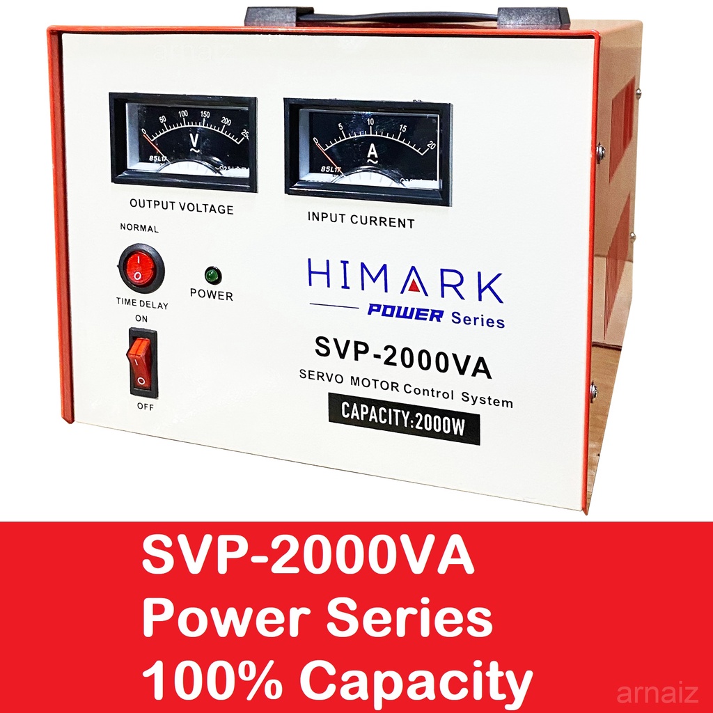Himark 2000W AVR Automatic Voltage Regulator 2000VA Servo Motor Type ...
