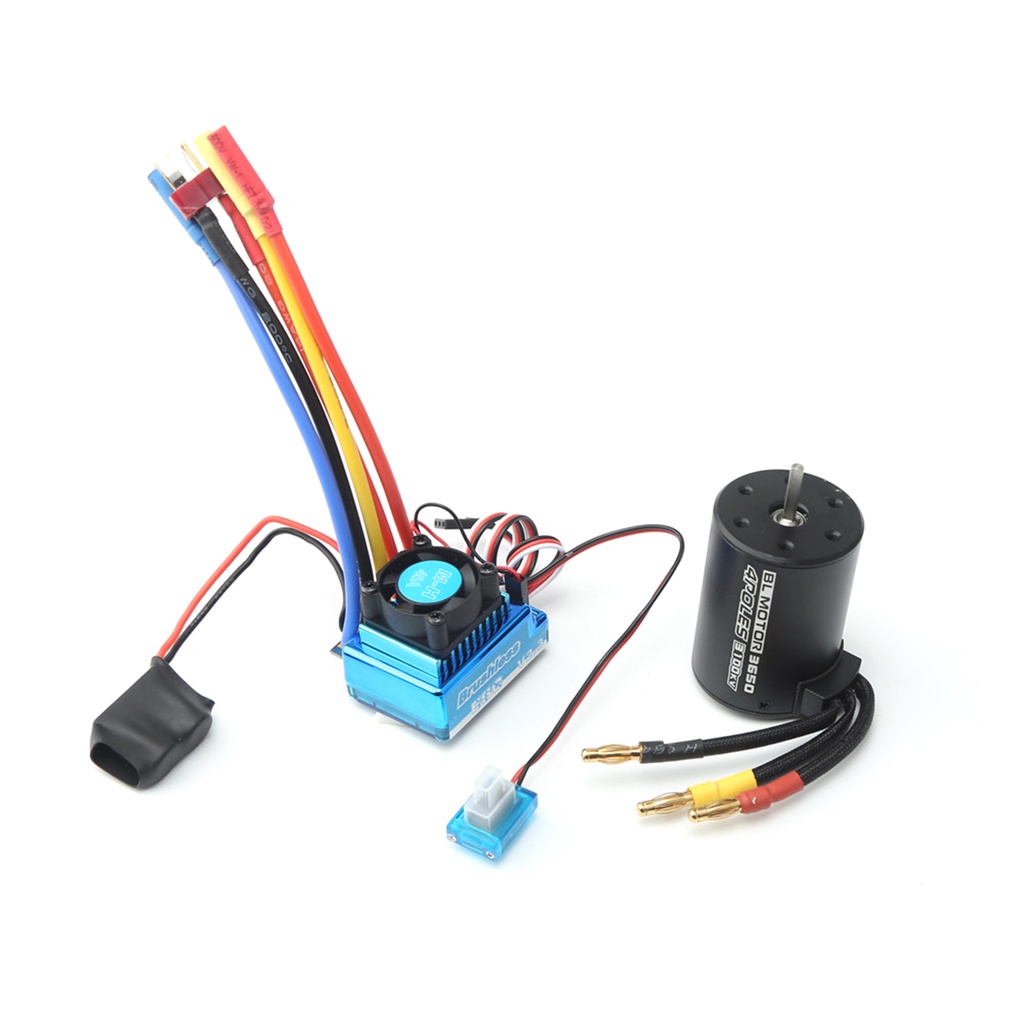 3650 Brushless Motor 3100KV with 45A Brushless ESC for 1/8 1/10 RC Car ...