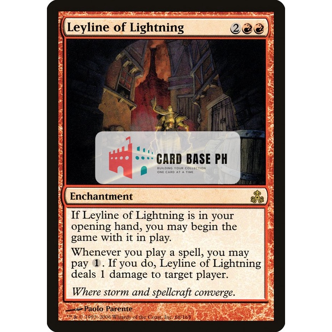 Leyline of Lightning - Magic the Gathering Trading Card | Shopee ...
