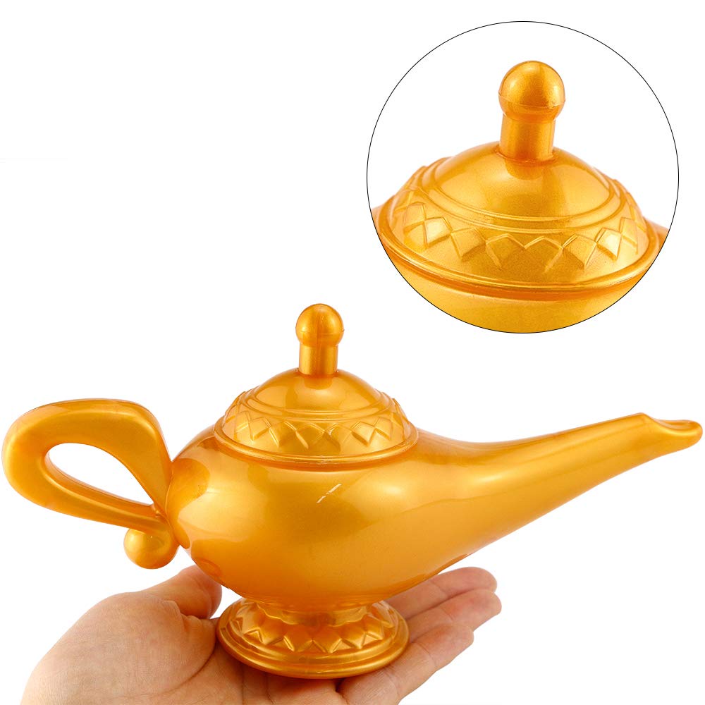 Prop Genie Aladdin Lamp Plastic Cosplay Halloween Party Decor Ornaments ...