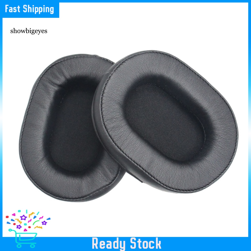 SGES 1 Pair Soft Faux Leather Sponge Headphone Ear Pads Headset ...