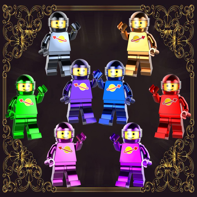 Spaceman Hazmat Anime Birthday Gift Education Toys For Children DIY ...