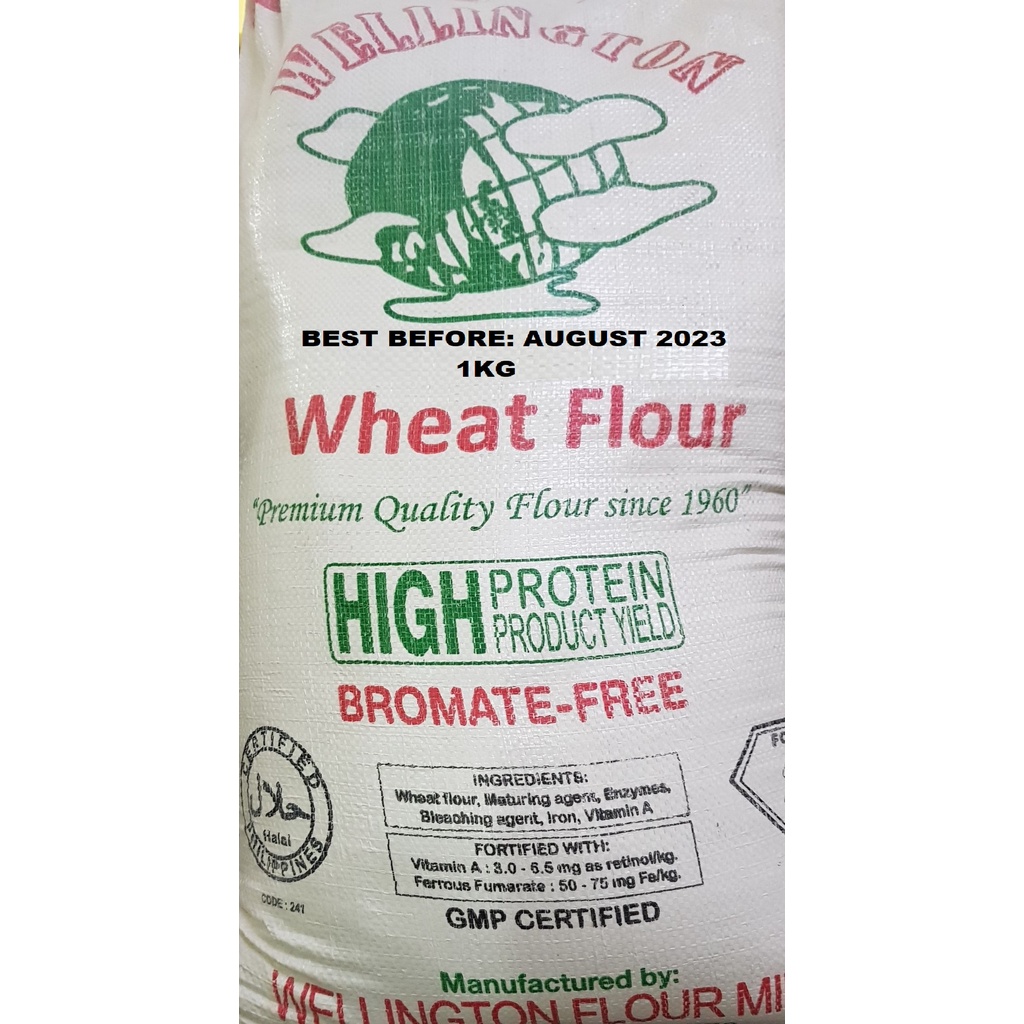ORIGINAL WELLINGTON BREAD FLOUR BROMATE FREE 1KG (1ST CLASS) AND SAF ...