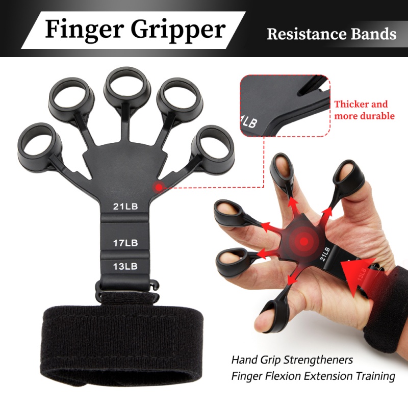 Finger Gripper 6 Resistant Finger Exerciser Patients Hand Recovery ...