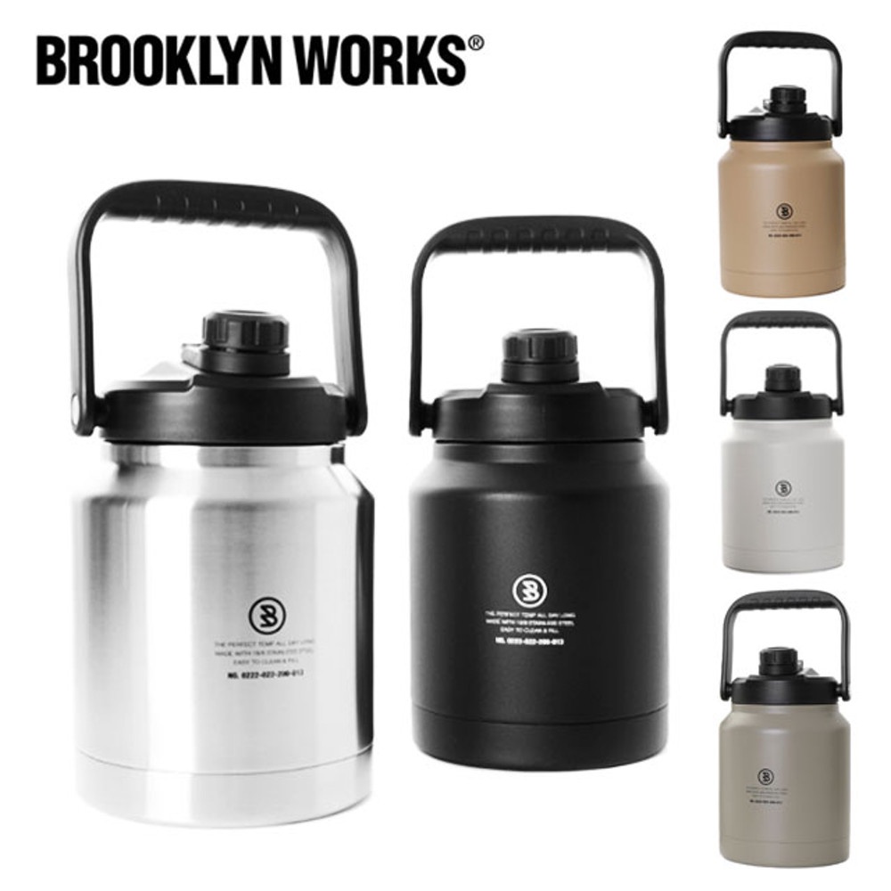 Brooklyn Works Water Jug 2.5 L / Thermal insulation vacuum thermos ...