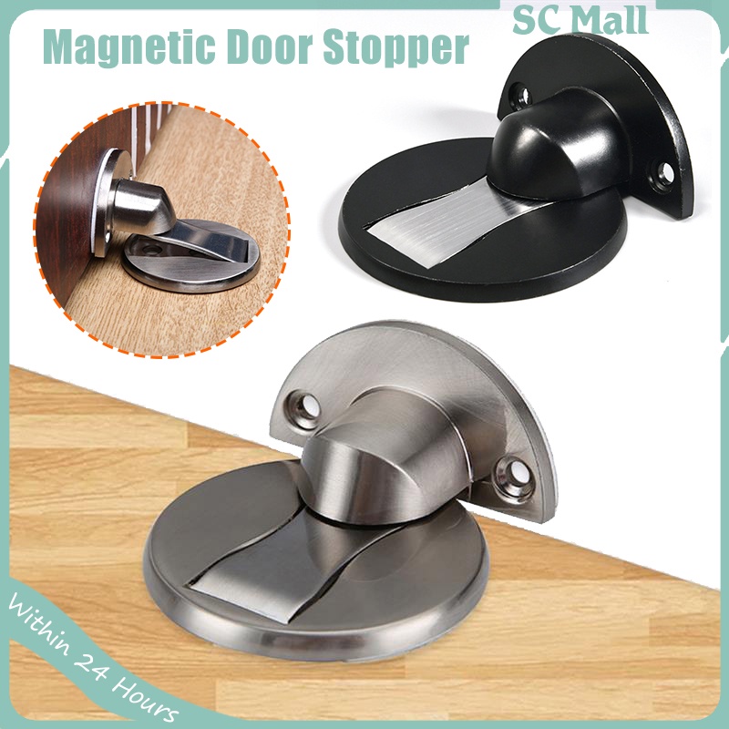 Strong Magnetic Door Stopper Floor Door Stop Magnetic Heavy Duty Door ...