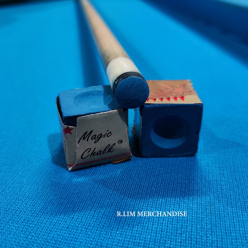 Magic Chalk 2 pieces in 1 box Blue TISA Billiards | Shopee Philippines