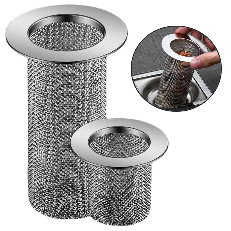 Stainless Steel Floor Drain Filter Mesh/Kitchen Sink Anti-clog Filter ...