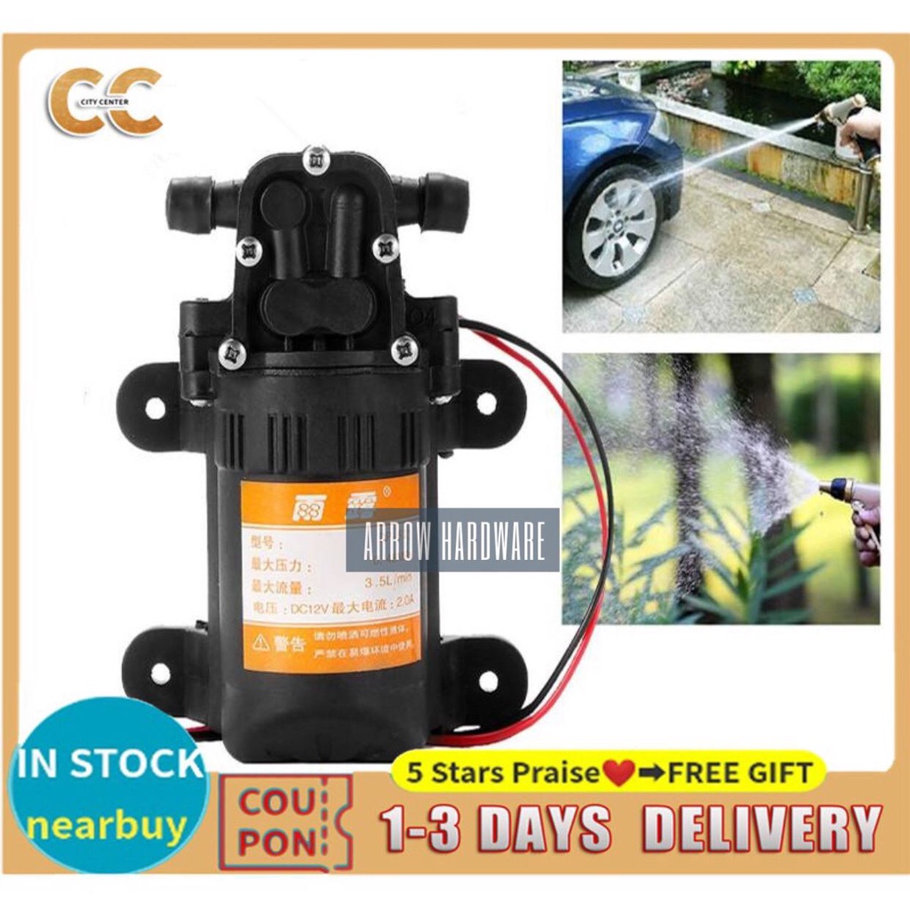 Kickstart Agricultural Electric Water Pump Dc 12V 3.5l/min Diaphragm ...