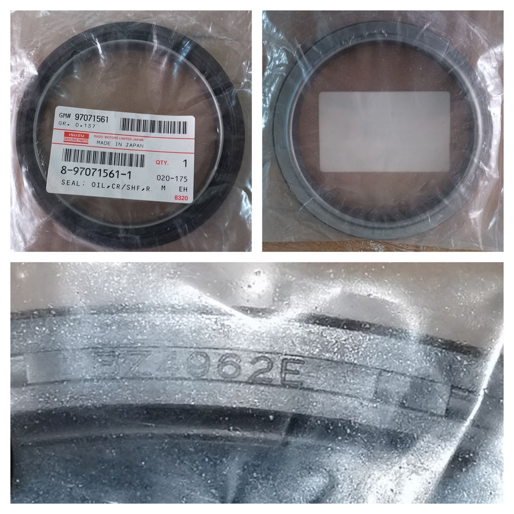 GM Rear Crankshaft Oil Seal For ISUZU 4JB1 / 4JG2 / 4JH1 (BZ4962E) (8 ...