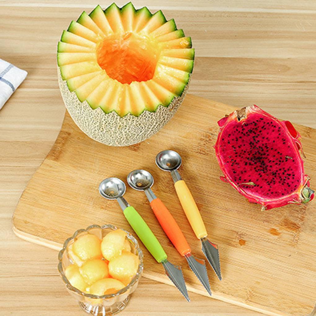 Watermelon Cucumber Melon Home Kitchen Tool Fruit Carving Cutter Dig ...