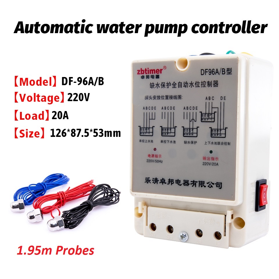 Automatic Water Level Controller Pump Controller with sensor DF-96A DF ...