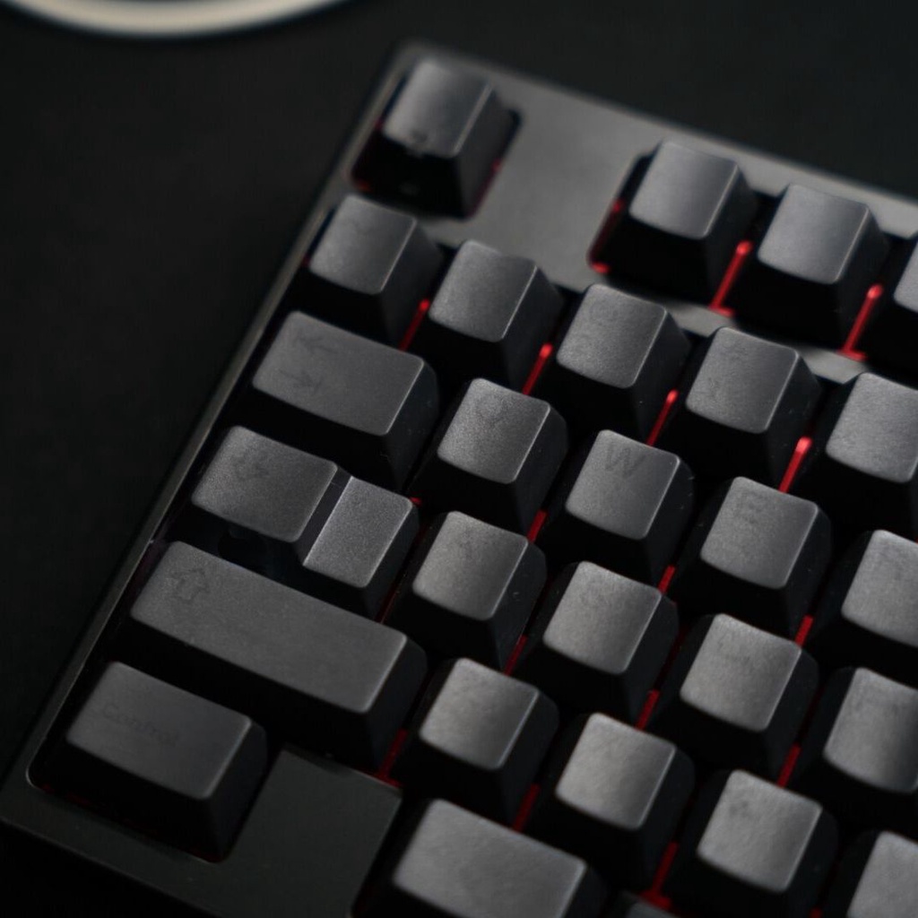 Geekark BOB Black On Black Mechanical Keyboard Keycaps Cherry Profile ...