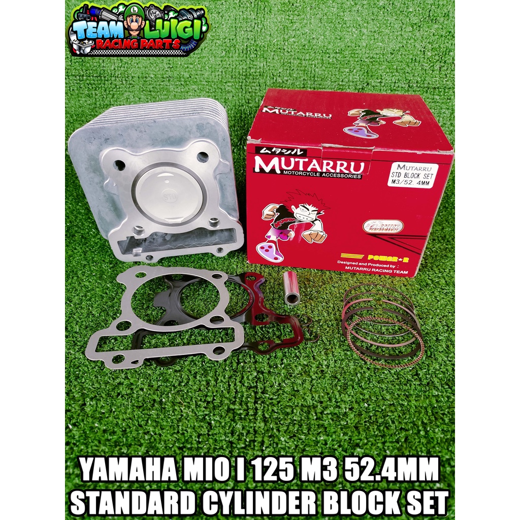 MUTARRU YAMAHA MIO I 125 M3 52.4MM STANDARD CYLINDER BLOCK SET | Shopee ...