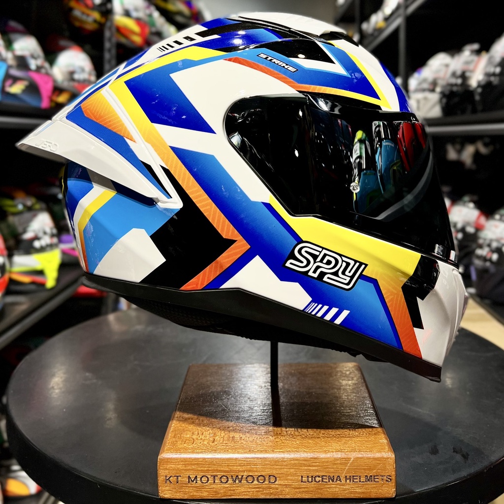 Spyder Strike S8 Forza Full Face Single Visor Helmet with Free Extra ...