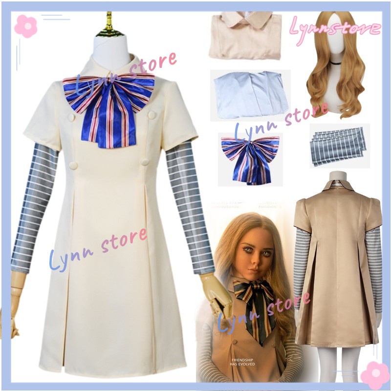 New Horrible Movie M3GAN Cosplay Outfit AI Doll Robots Megan Cosplay ...
