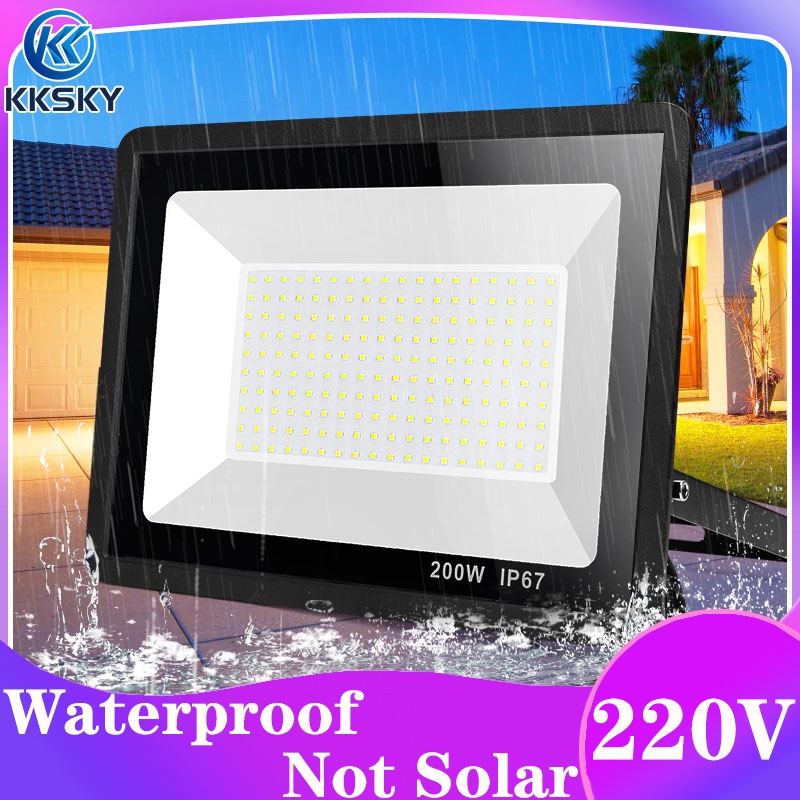 KKSKY 220V ELECTRIC Flood Light Led 10W 20W 30W 50W 100W Spotlight Floodlights | Shopee Philippines
