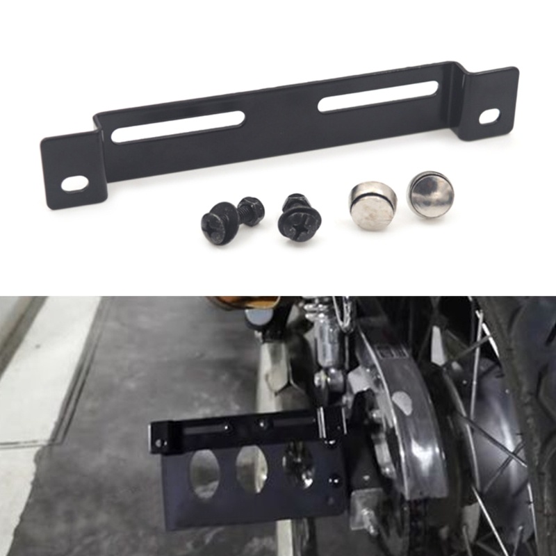 EDB* Motorcycle Rear License Plate Mount Holder Motorbike Bracket ...