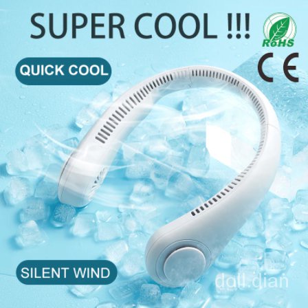 Rechargeable bladeless 4000mAh battery operated wearable personal ...