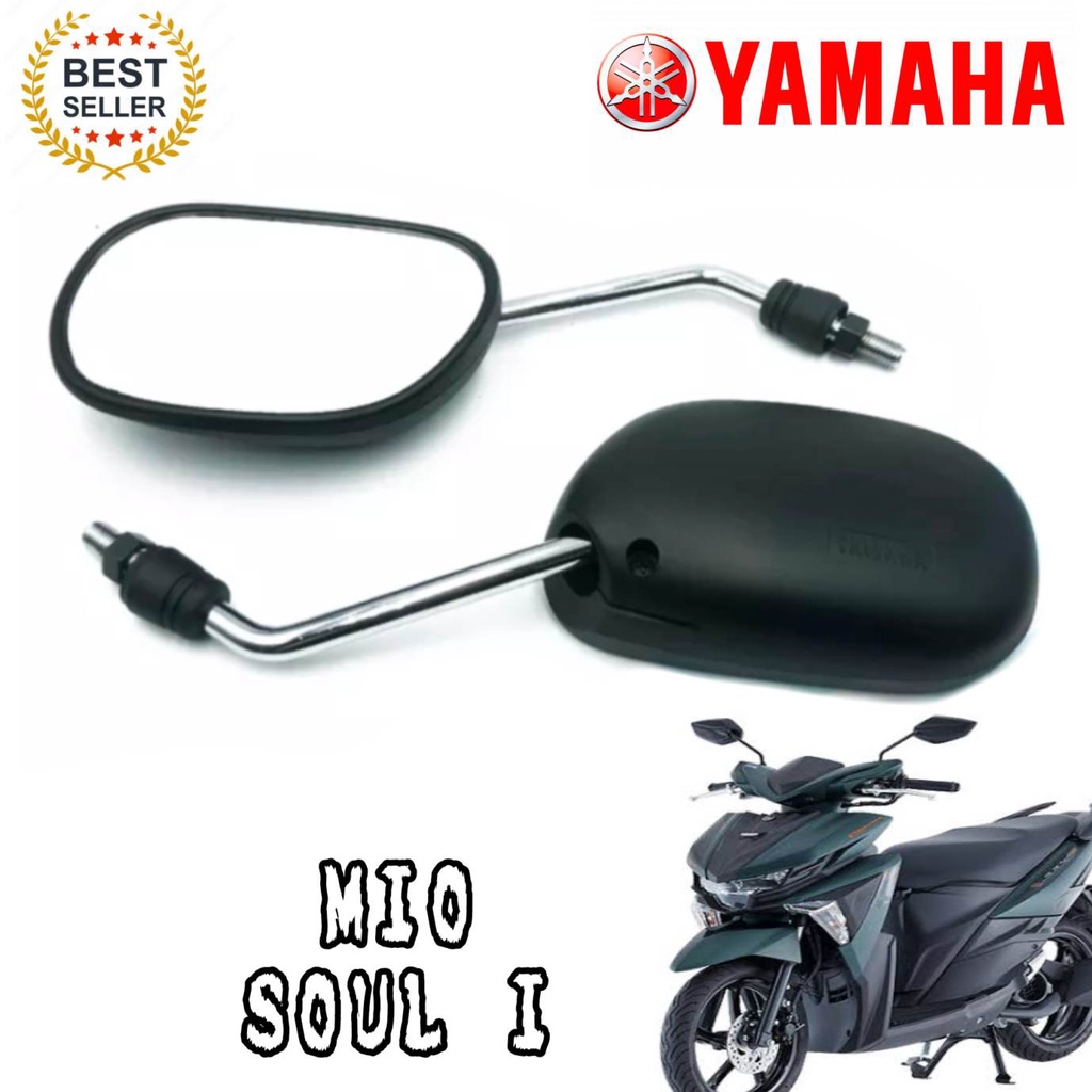 YAMAHA MIO SOUL i 125- Motorcycle Side Mirror Chrome Stem | Stock ...