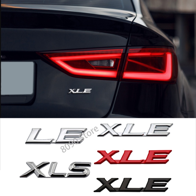 Car Rear Emblem Sticker Auto Trunk Decorative Badge Decal for Toyota ...