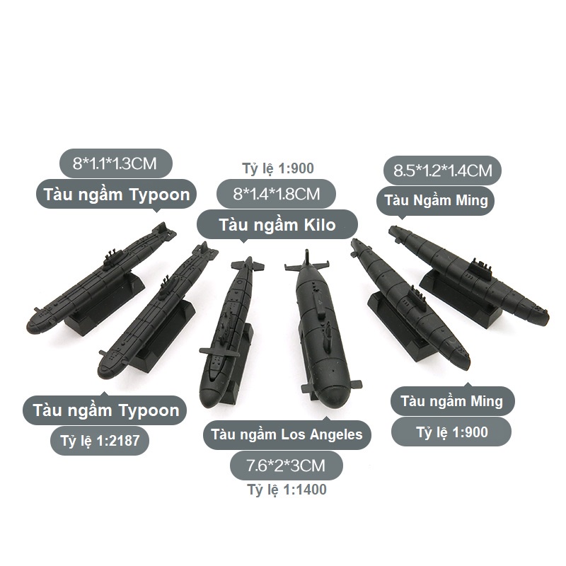 SA Modern Vehicle Multi-Scale Assembly Model Submarine Kilo Los Angeles ...