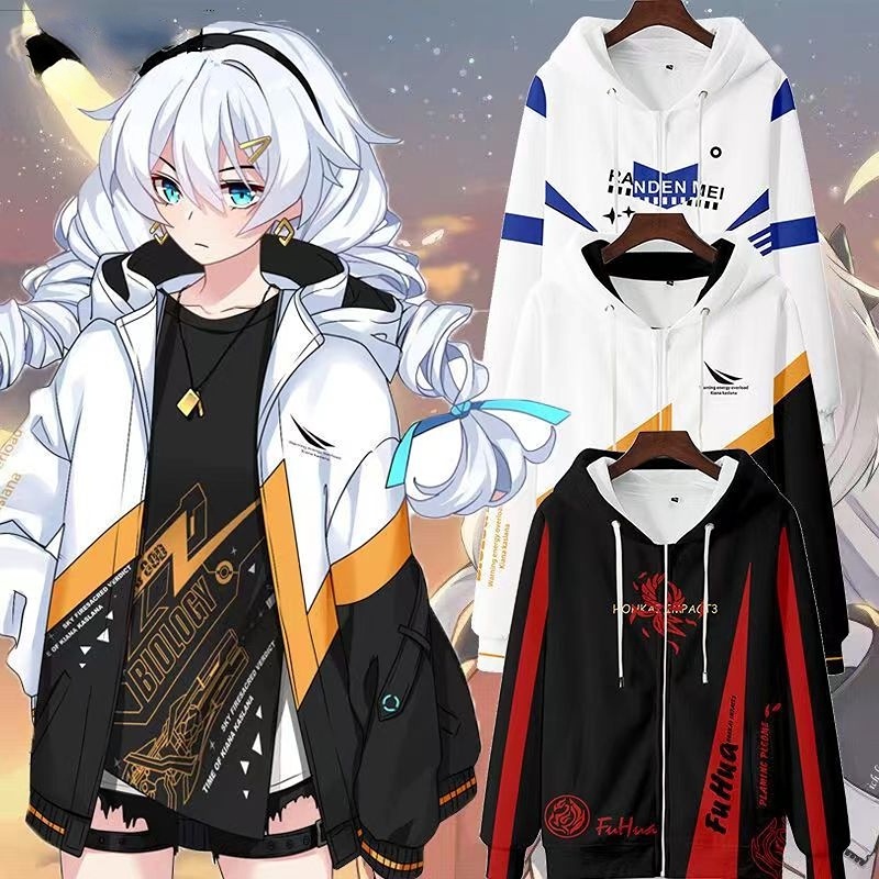 Anime Honkai Impact 3 Men Hoodies Sweatshirts 3D Seele Vollerei Kiana ...
