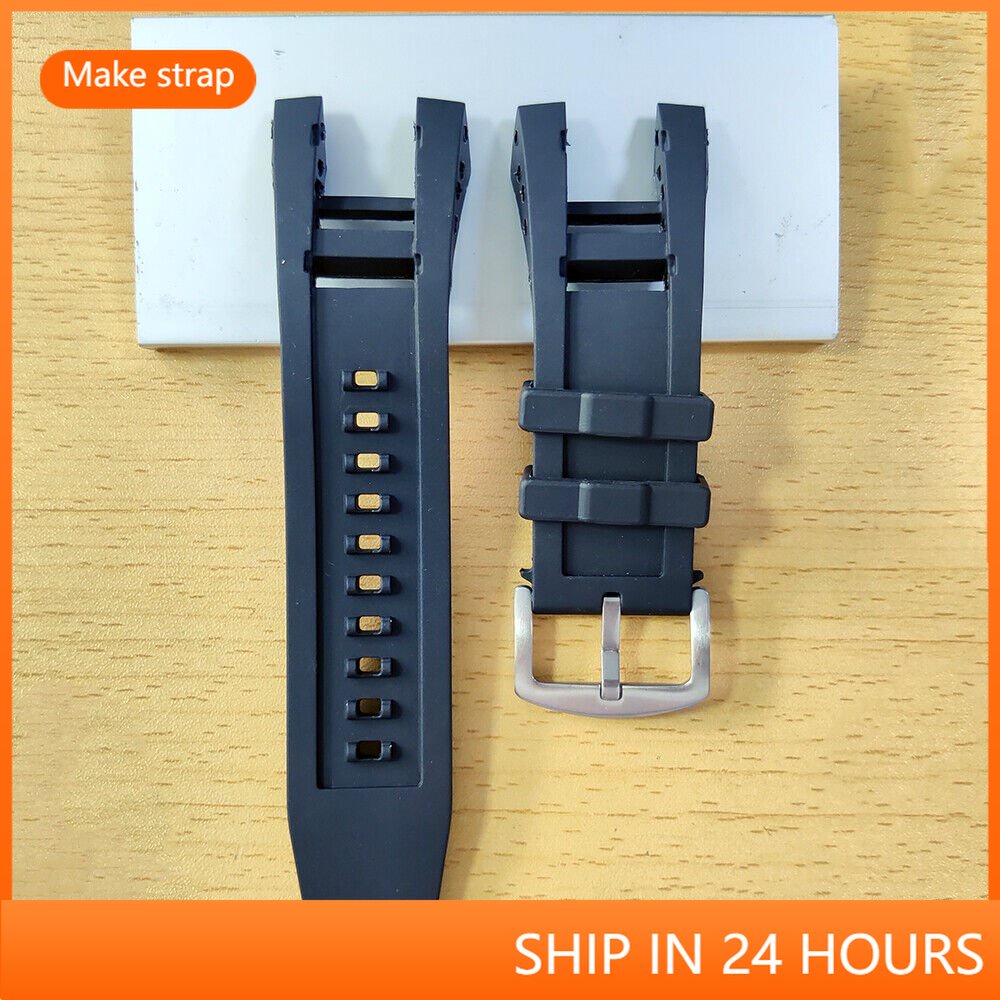 32mm Black Strap Rubber Replacement Watch Band For Invicta Subaqua Noma ...