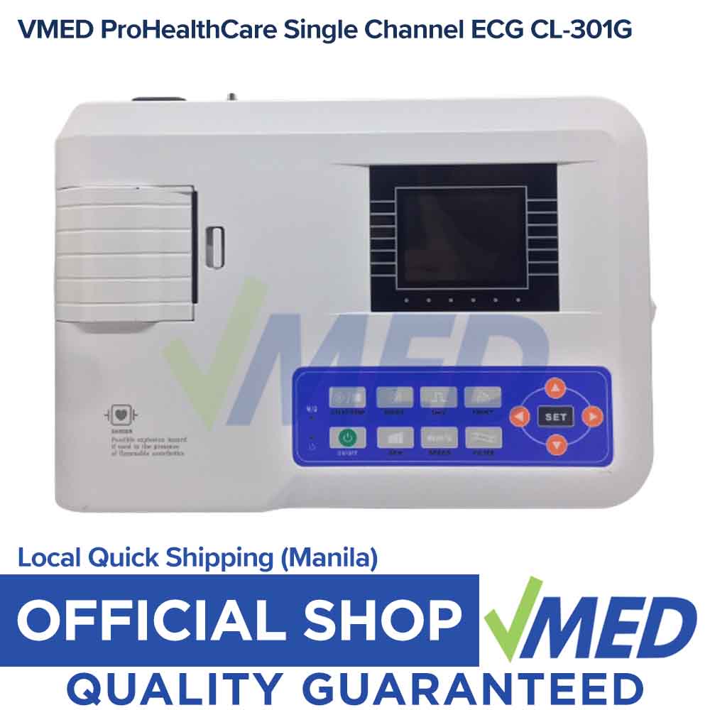 VMED ProHealthCare Single Channel ECG CL-301G | Shopee Philippines
