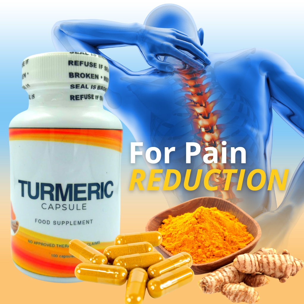 TURMERIC CAPSULE | 100 CAPSULE | Work As an Anti-Aging Supplement ...