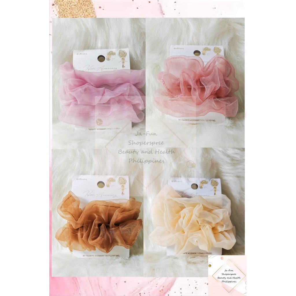 JAPAN CHIPPON SCRUNCHIE (LONG) HAIR ACCESORY ( NEW ARRIVAL ) | Shopee ...