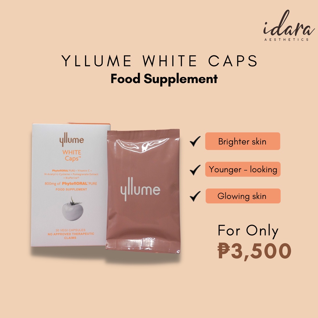 Yllume White Caps | Shopee Philippines
